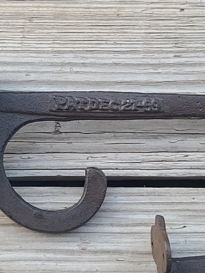 2 Cast Iron Extra Large Industrial Horse Harness Hooks – Mattison Christin